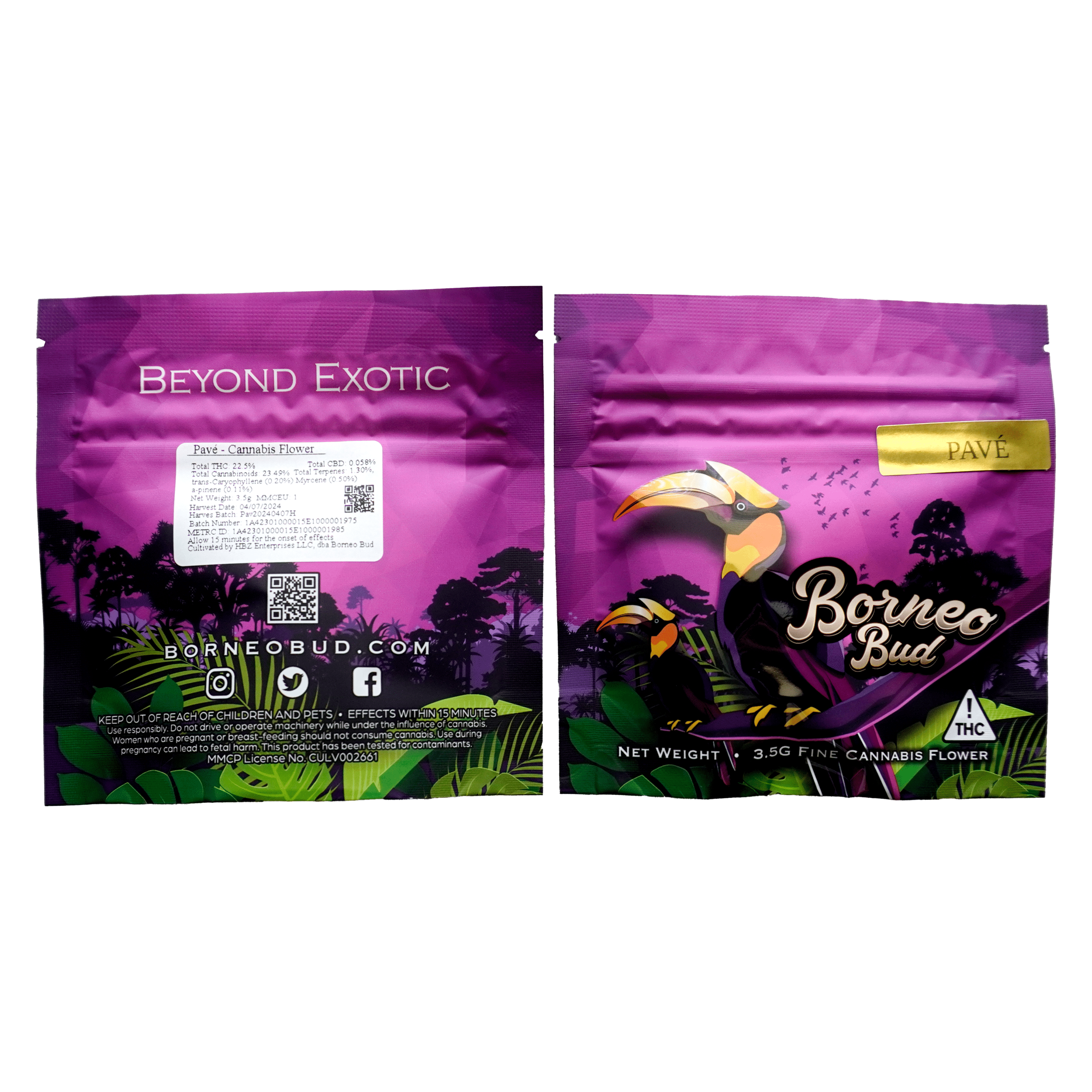 3.5 Grams Pave Borneo | Cream Cannabis Company - Pearl Mississippi ...