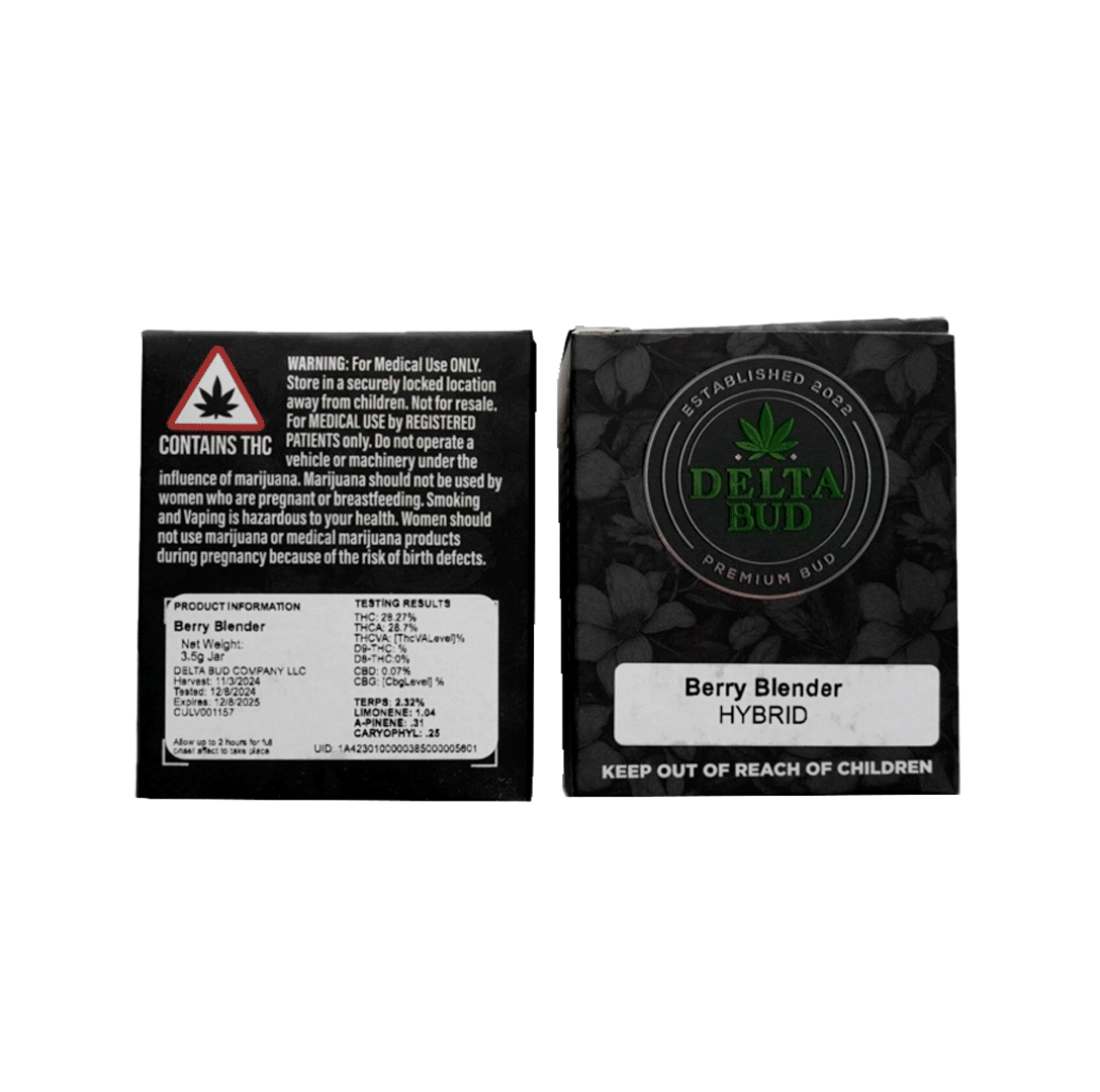 3.5g DeltaBud Berry Blender | Cream Cannabis Company - Pearl ...